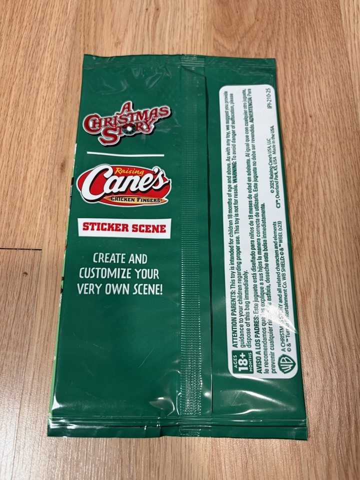 Raising Canes x A Christmas Story Sticker Scene 2025 Xmas *IN HAND* | eBay