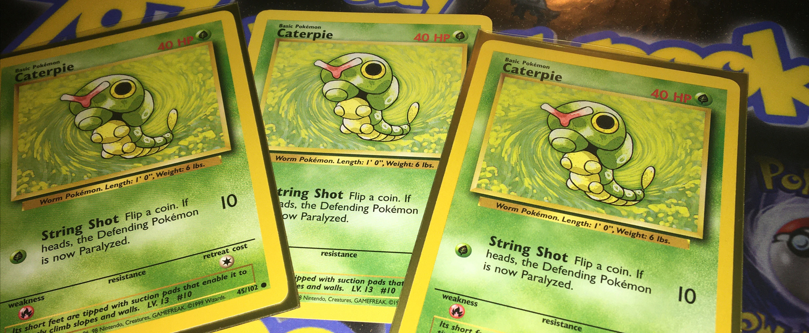 CATERPIE - Base Set - 45/102 - Pokemon Card - 1999 - 1x QTY | eBay