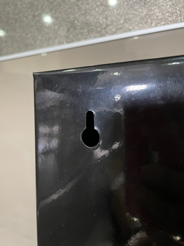 Mailbox Metal Outdoors Post Box Letter Box - Black - Brand New | eBay UK