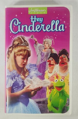 Jim Henson Production The Muppets 1994 Hey Cinderella VHS Tape w ...