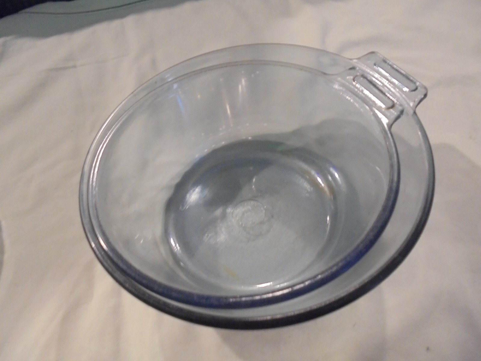 Lot of 4 Pc PYREX FLAMEWARE Blue Tint GLASS STOVETOP PANS w/ Glass ...