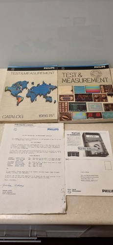 2x Philips Test & Measurement Catalogs 1986/1987 and Original Letter | eBay