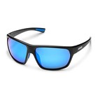 Suncloud Boone Polarized Sunglasses, Matte Black/Polarized Blue Mirror ...