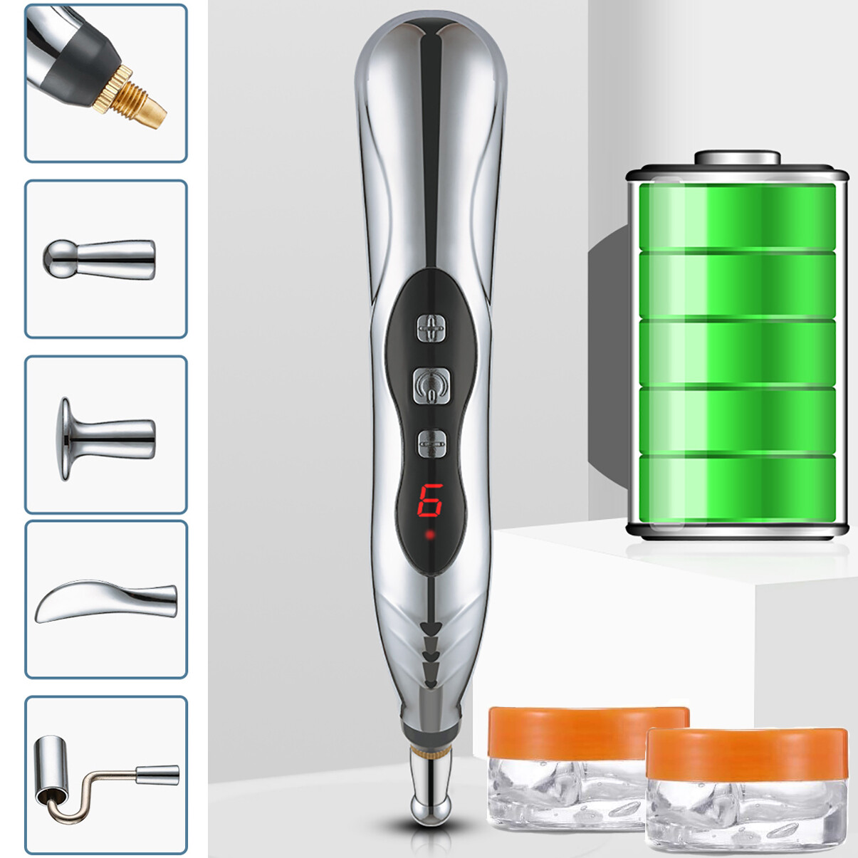 Rechargeable Acupuncture Therapy Electronic Pen Meridian Energy Heal ...