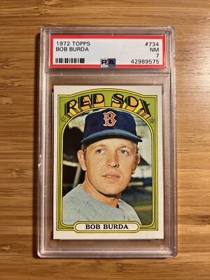 1972 Topps Baseball #734 Bob Burda PSA 7 NM | eBay