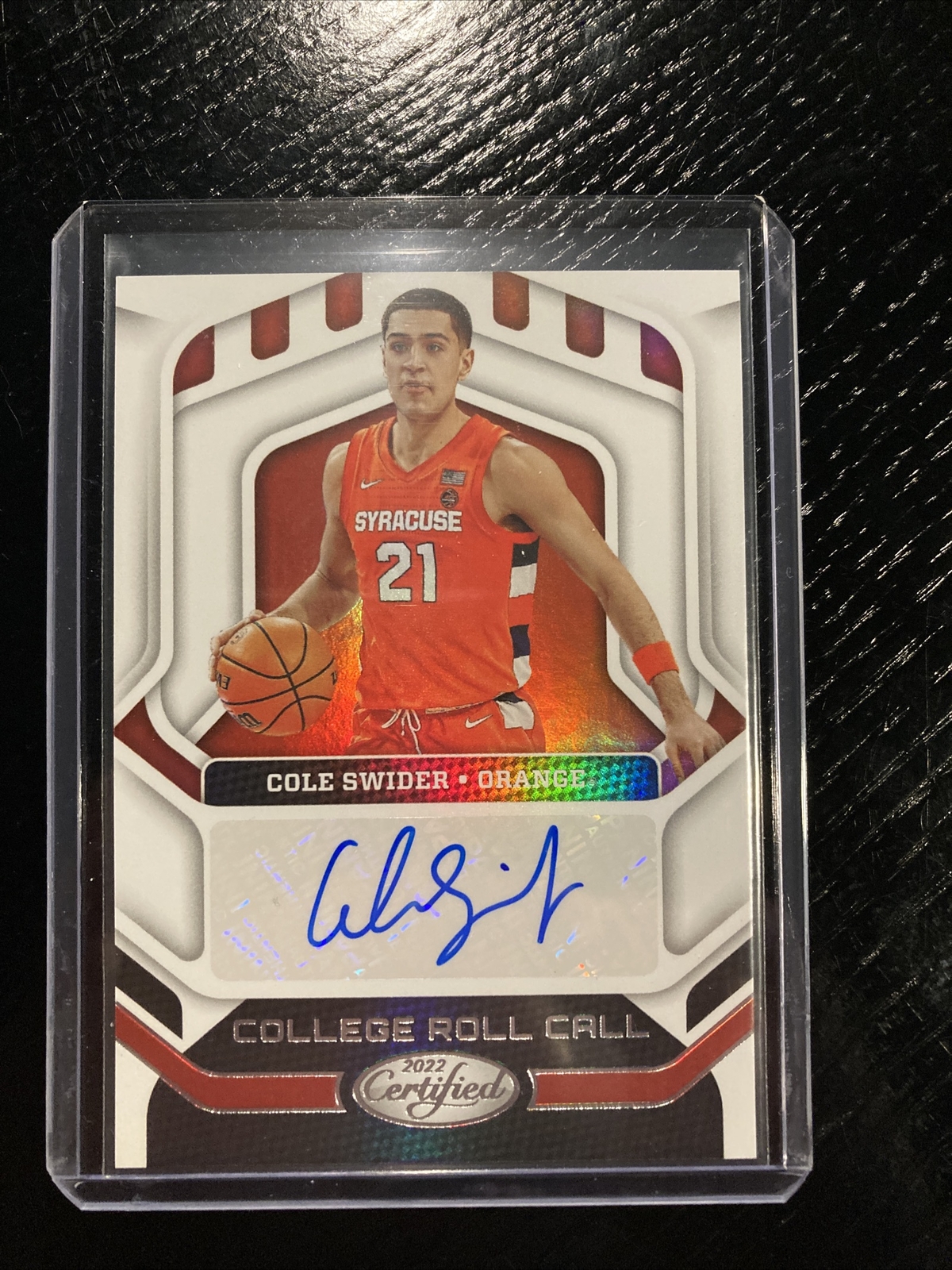 2022-23 Panini Chronicles Draft CERTIFIED ROOKIE ROLL CALL COLE SWIDER ...