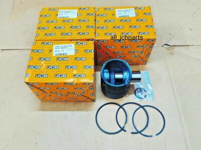 GENUINE JCB PISTON KIT STD TURBO 4 PC (320/09211 A 320/09249 320/03390 ...