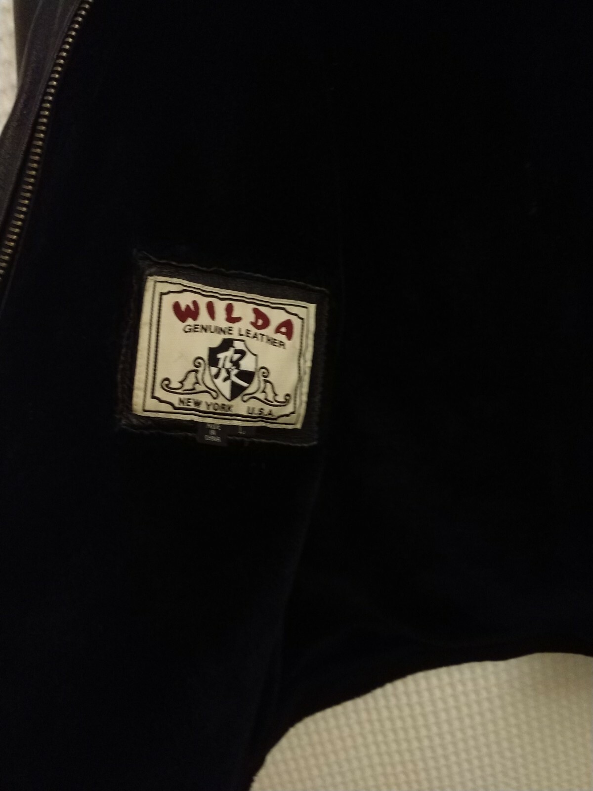 Wilda Genuine Leather Coat New York U.S.A. Size L - Gem