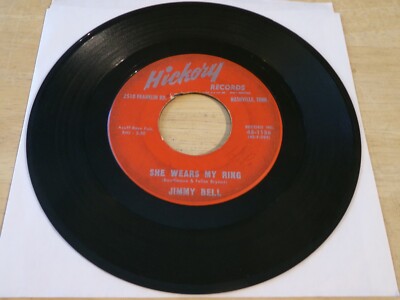 Jimmy Bell 45 - She Wears My Ring - Hickory 45-1136 | eBay