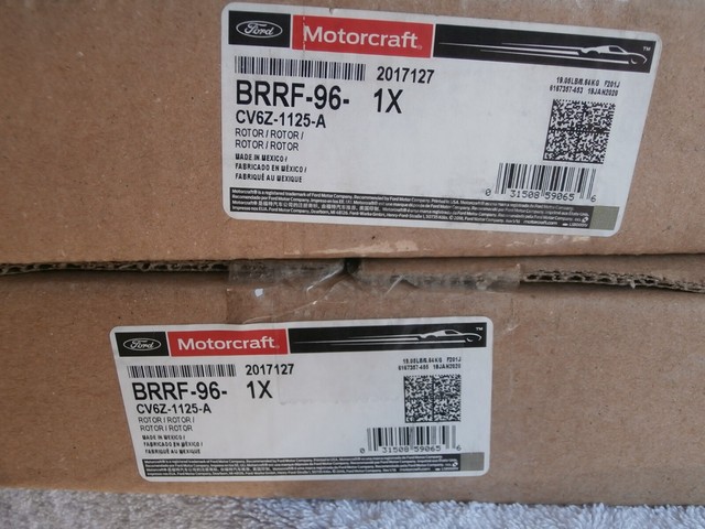 Disc Brake Rotor Motorcraft BRRF-96 for sale online | eBay