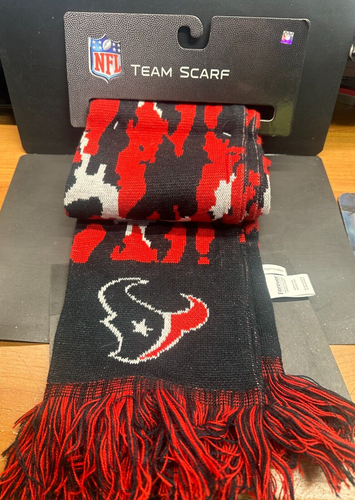 Houston Texans NFL Team Scarf Camo Team Colors Forever Collectibles ...