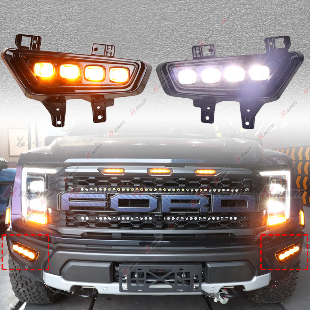 Comprar For 2021 2022 Ford F 150 Raptor LED DRL w Turn ... en USA desde ...