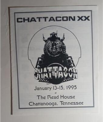 CHATTACON 20 SCIENCE FICTION CONVENTION REGISTRATION FORM 1995 ...
