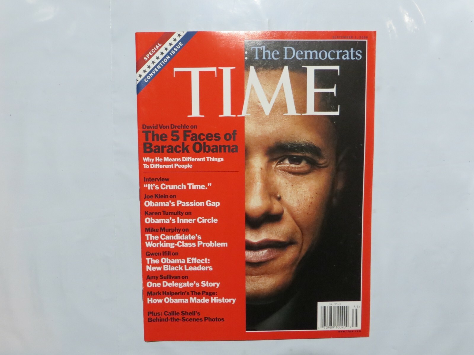 Time Magazine September 1 2008 Barack Obama The Democrats BJ | eBay