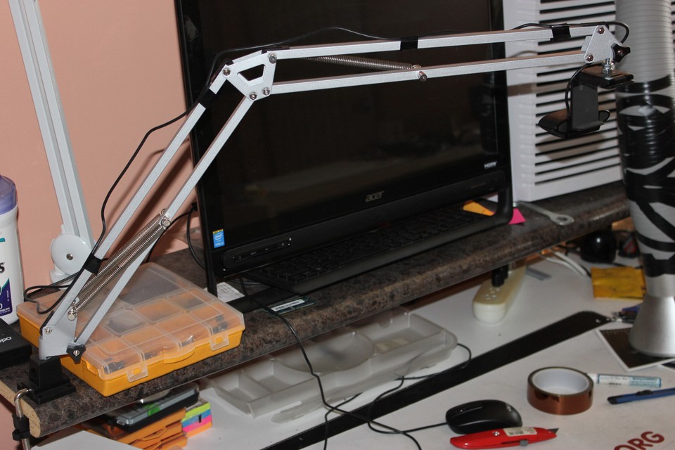 webcam cam camera mount articulating desk table top wall flexible ...