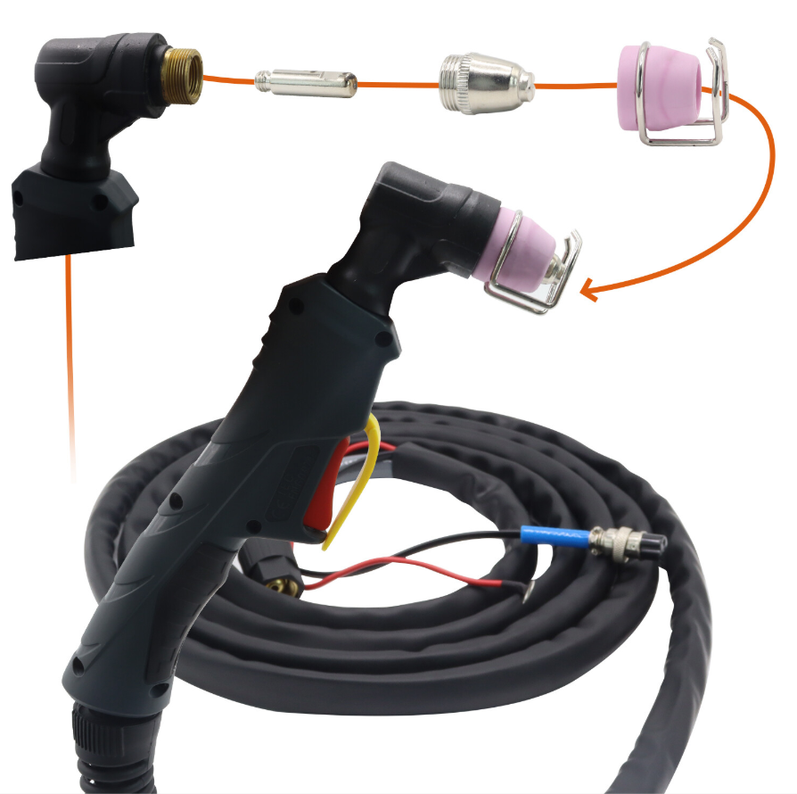 60pcs Plasma Cutter Torch Consumables Kit for SG-55, AG-60, WSD-60 ...