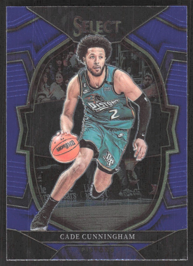2022-23 Panini Select Blue Cade Cunningham Detroit Pistons #89 | eBay