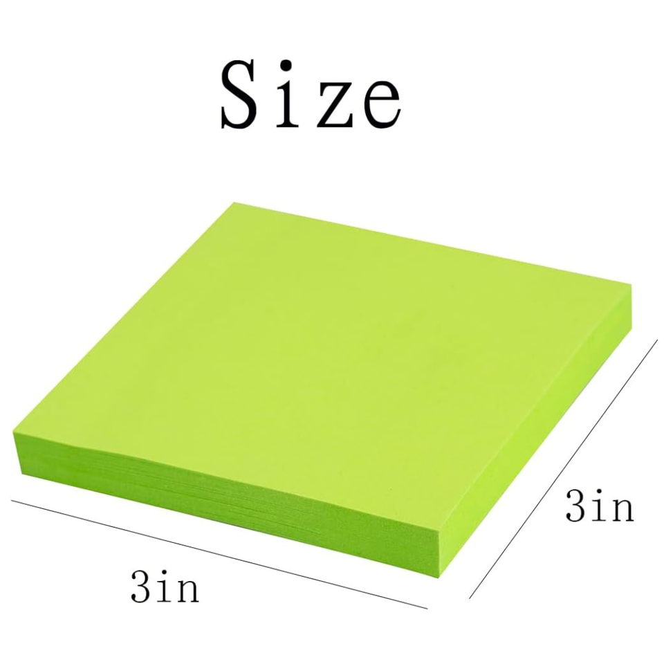 Sticky Notes 24 Pads, 1986 pages Pastel Post It Memo 3x3" Removable ...