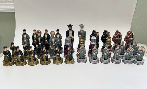 American Civil War Theme Chess 32 Piece Set ~ Read Description | eBay