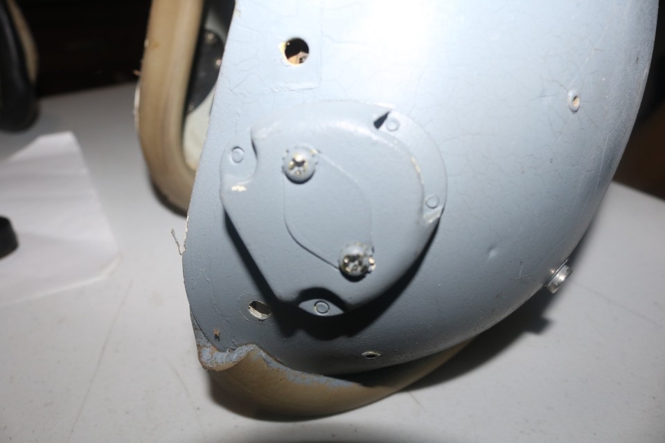 Vietnam era USAF HGU-22/P flight pilots helmet w oxygen mask fittings ...