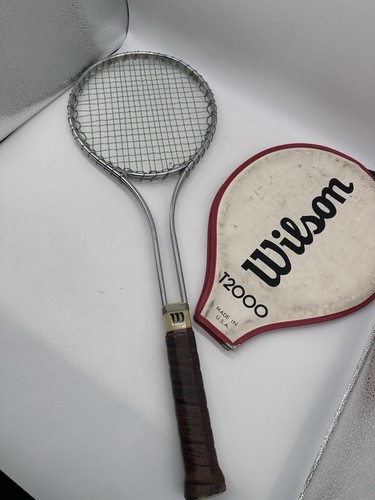 Vintage Wilson T2000 tennis racket with cover Excellent Condition | eBay