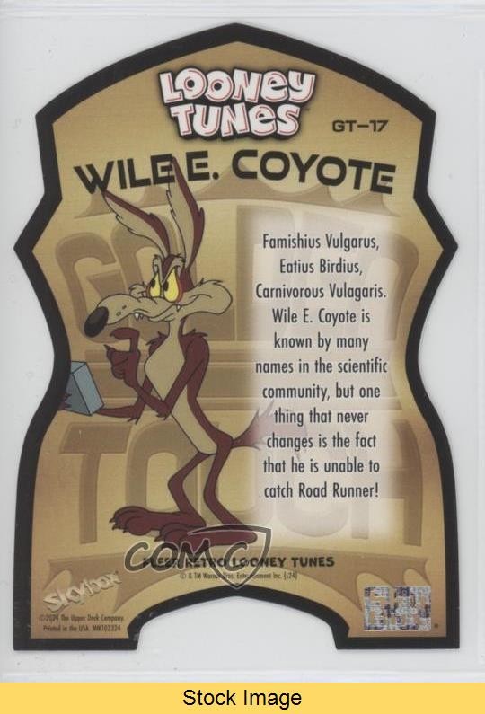 2024 Fleer Retro Looney Tunes Golden Touch Wile E Coyote #GT-17 READ ...