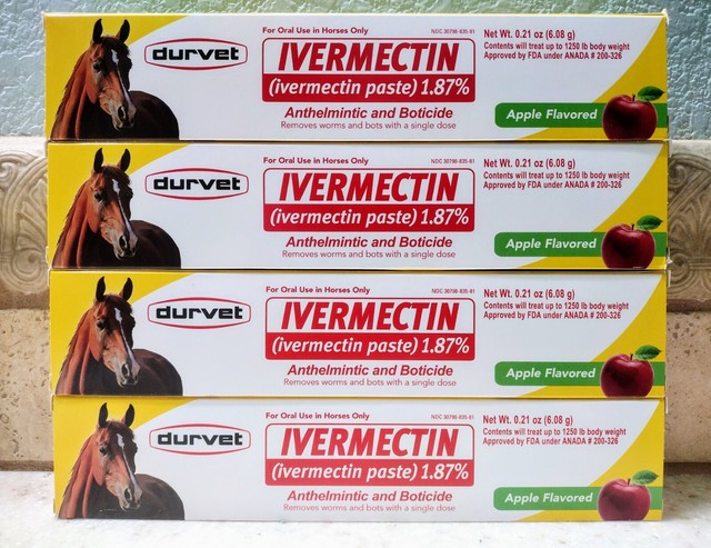 Durvet Invermectin Paste Dewormer, Apple Flavor - 6.08g for sale online ...