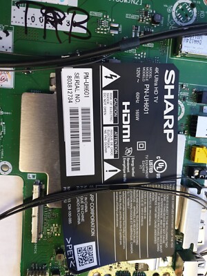 SHARP PN-UH601 MAIN UNIT QPWBXG738WJN2, G738WE21, QKITPG738WJN2 Bin M20 ...
