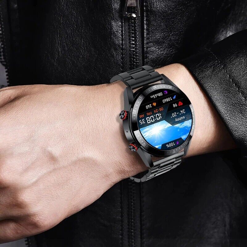 1,39 Zoll AMOLED Großbild Smartwatches 4GB ROM Bluetooth Anruf für IOS ...