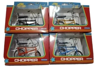 Raleigh Chopper MK 1 The Hot One Diecast Metal Model,Scale 1:12. In 4 ...