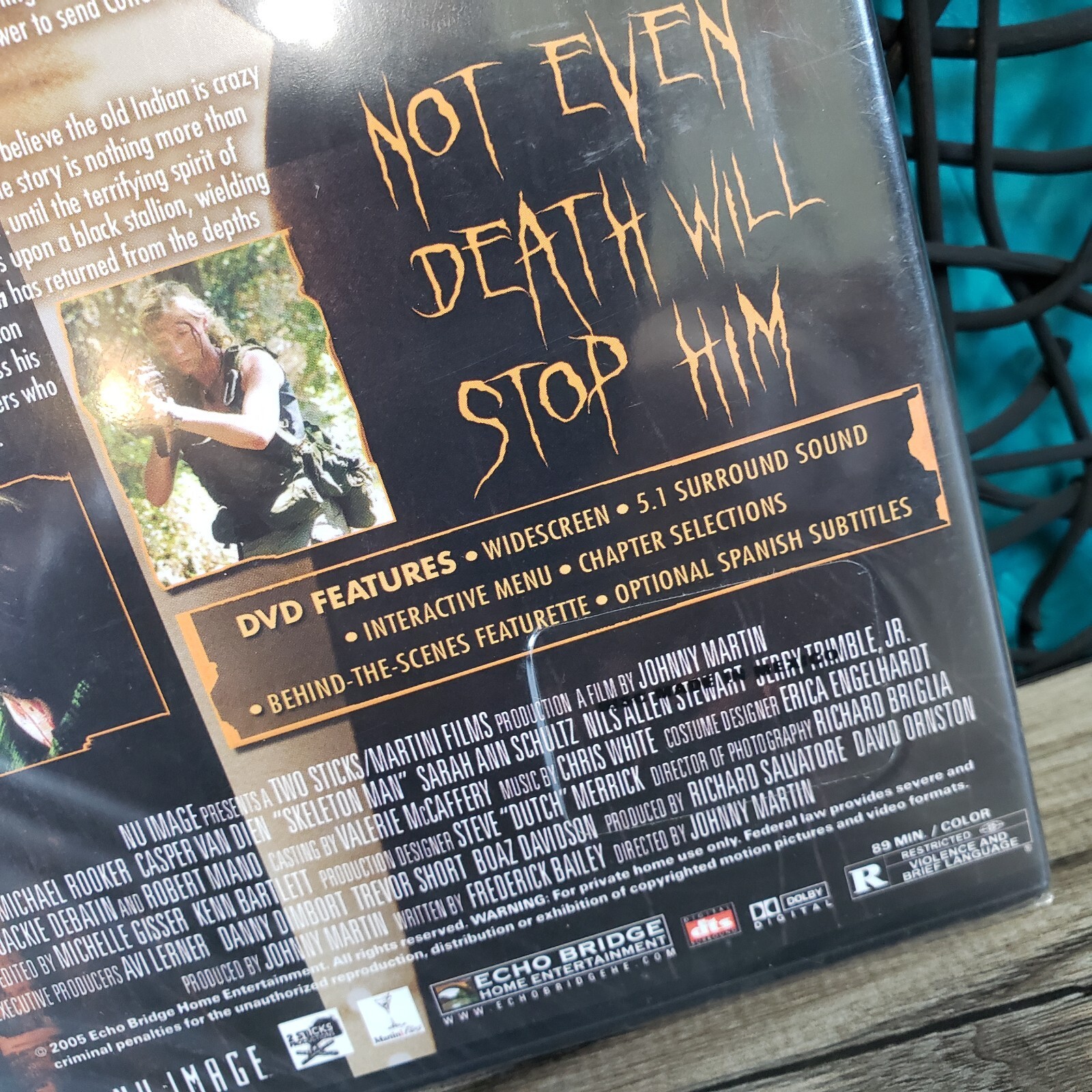 Skeleton Man (DVD, 2005 WIDESCREEN) Casper Van Dien Michael Rooker ...