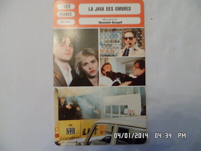 CARTE FICHE CINEMA 1983 LA JAVA DES OMBRES Tcheky Karyo Francis Camus | eBay