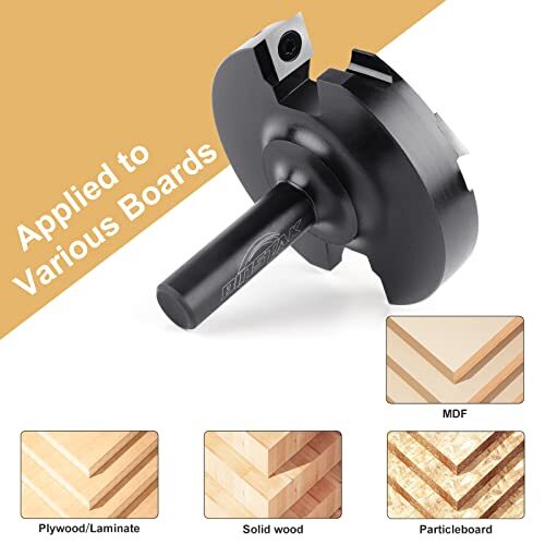 CNC Spoilboard Surfacing Router Bit, 1/2" Assorted Pattern Names ...