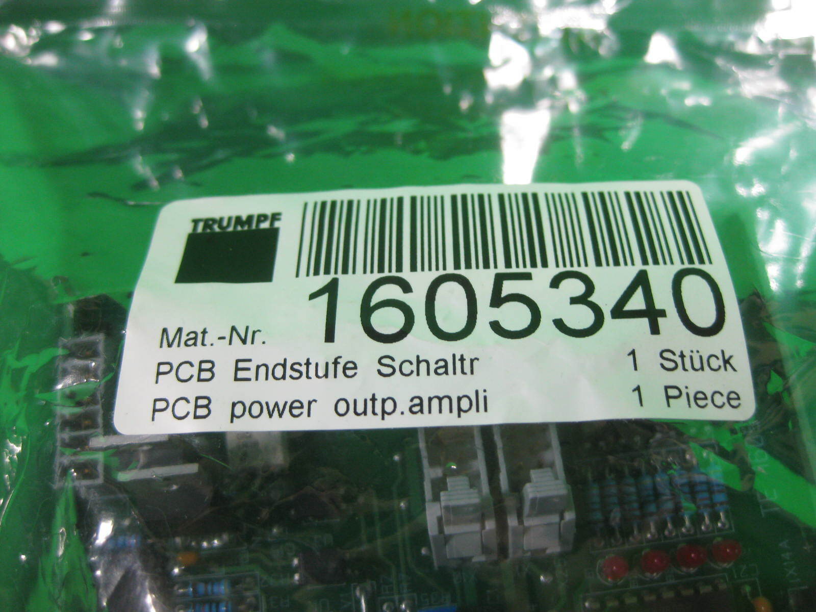 Trumpf PCB Power Output Amplifier -- 1605340 -- New | eBay