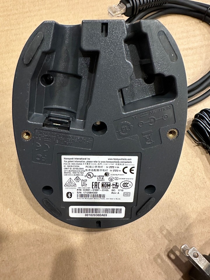 Honeywell NCR Charging/Bluetooth Cradle CCB01-010BT for Xenon 1902 +AC ...