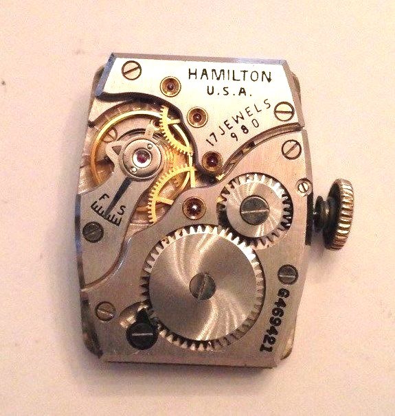 Vintage 1941 Hamilton "Emerson" 980 Movement Men's Watch | eBay