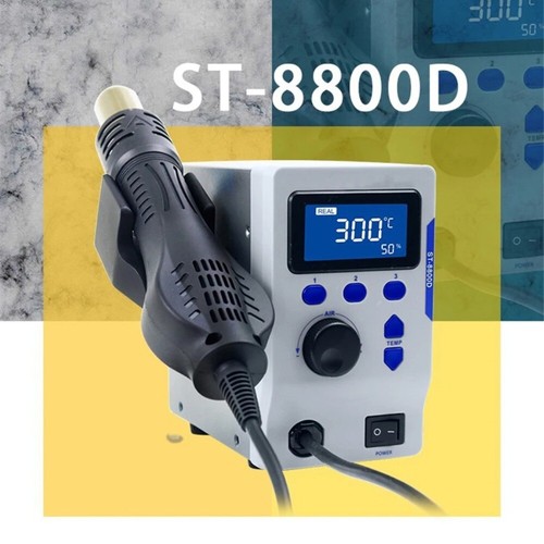 ST-8800D Hot Air Gun Digital Display Adjustable Temperature Hot Air ...