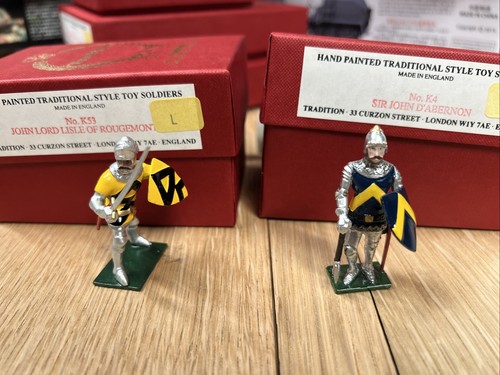 Traditions Toy Soldier (2) Knights- Sir John D Abernon And John Lord ...
