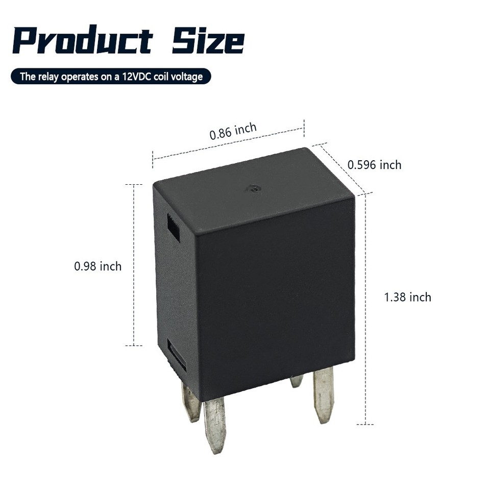 4PCS DELPHI 15328866 Power Relay 4 Pins Fit Silverado Tahoe Avalanche ...