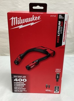 Milwaukee 2117-21 REDLITHIUM USB 400 Lumen Cordless Neck Light ...