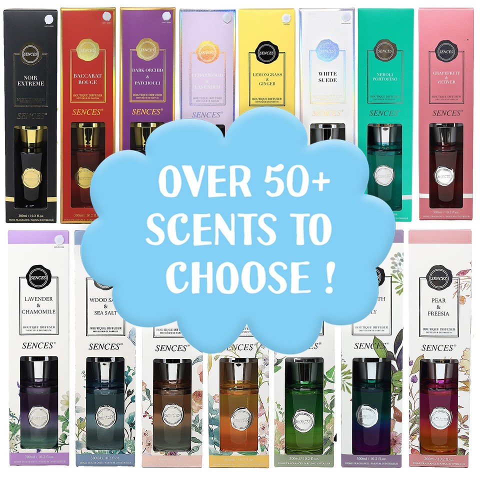 Baltus 300ml Reed Diffuser Set Scented Oils Fragrance Aromatherapy Air ...