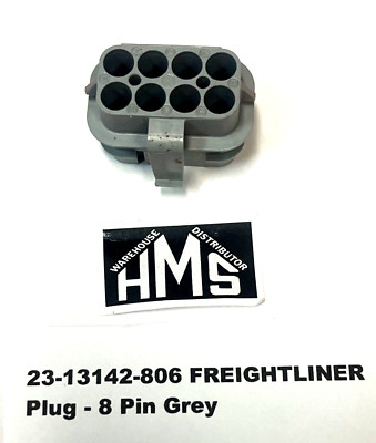 23-13142-806 FREIGHTLINER Plug - 8 Pin Grey | eBay