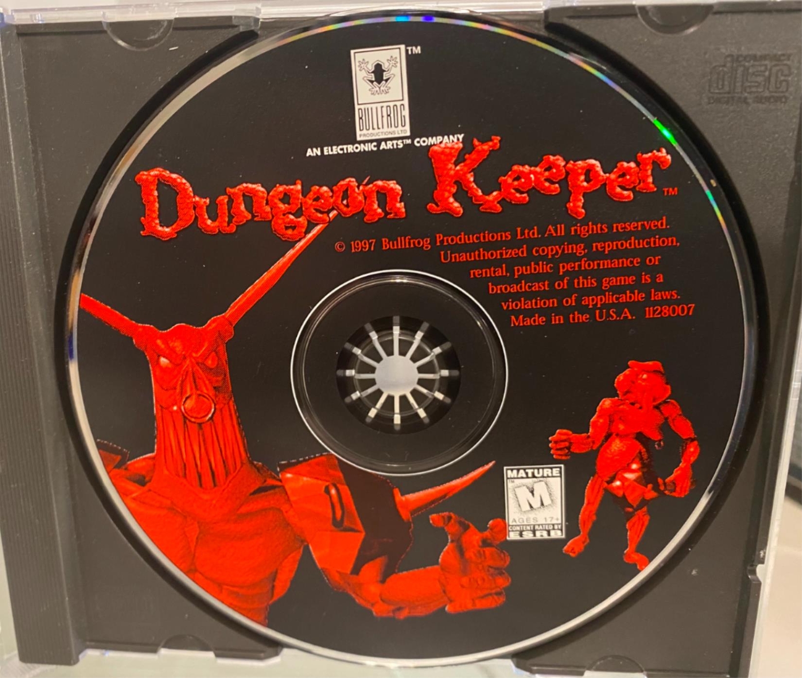 Vintage Dungeon Keeper Evil Is Good 1997 PC Computer Game CD-ROM ...