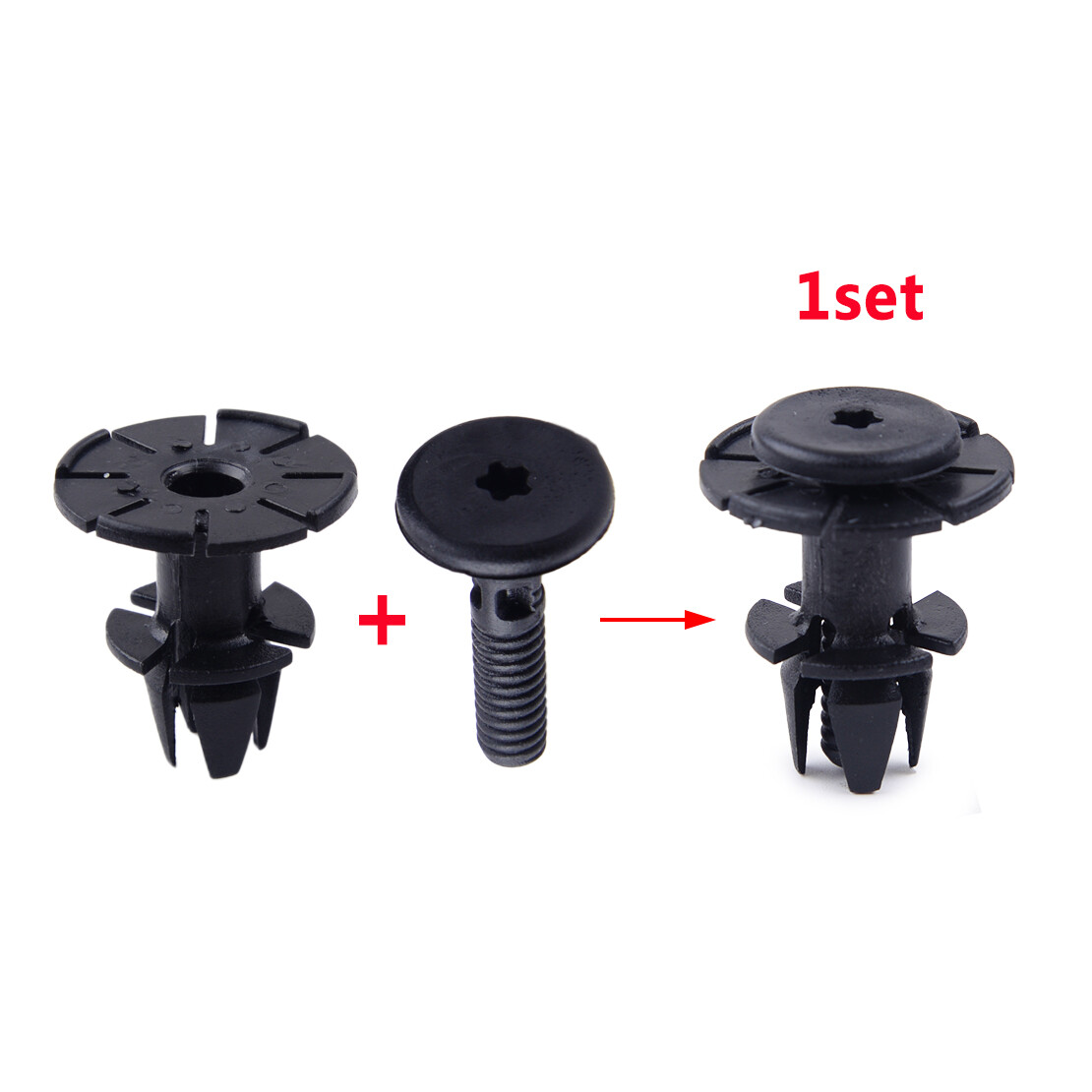 5 set Seitenschweller Befestigung Clips Mit Stift für BMW 07147122912 ...