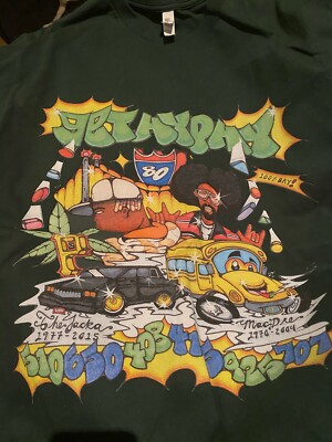 Bay Area The Jacka Mac Dre Rap T Shirt Green Vintage Hip Hop Hyphy ...