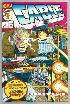 CABLE Limited Series #1 RARE Newsstand Variant!! Cable VS Stryfe!! NM+ ...