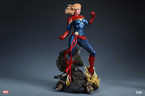 XM Studios Captain Marvel 1/4 Scale Statue Figure US Seller NEW + Bonus ...