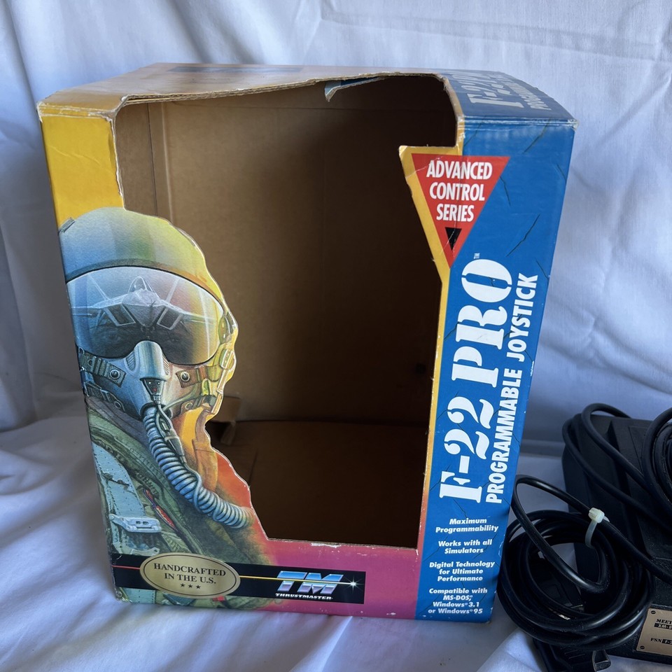 Thrustmaster F-22 Pro Advanced Control Series Programmable Joystick ...