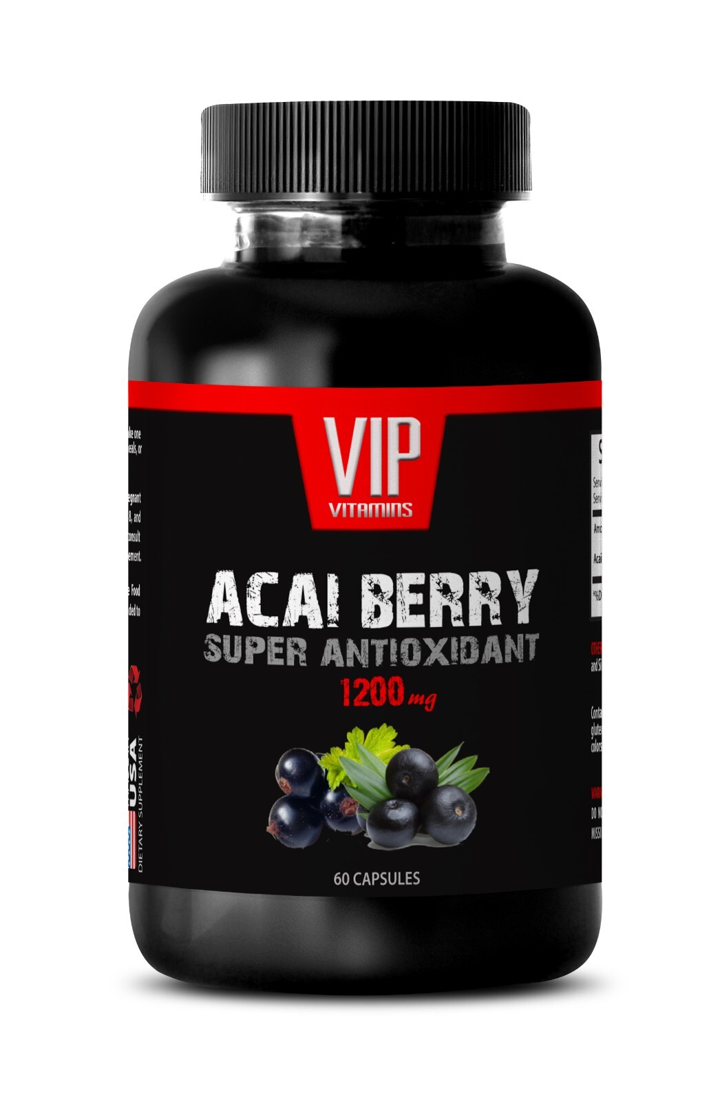 Nutritional boost - ACAI BERRY - Delicious fruit 1 Bottle 60 Capsules ...