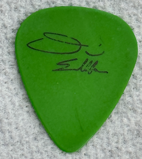 Megadeth Dave Ellefson Signature Guitar Pick 1999 RISK Tour Stage-Used ...